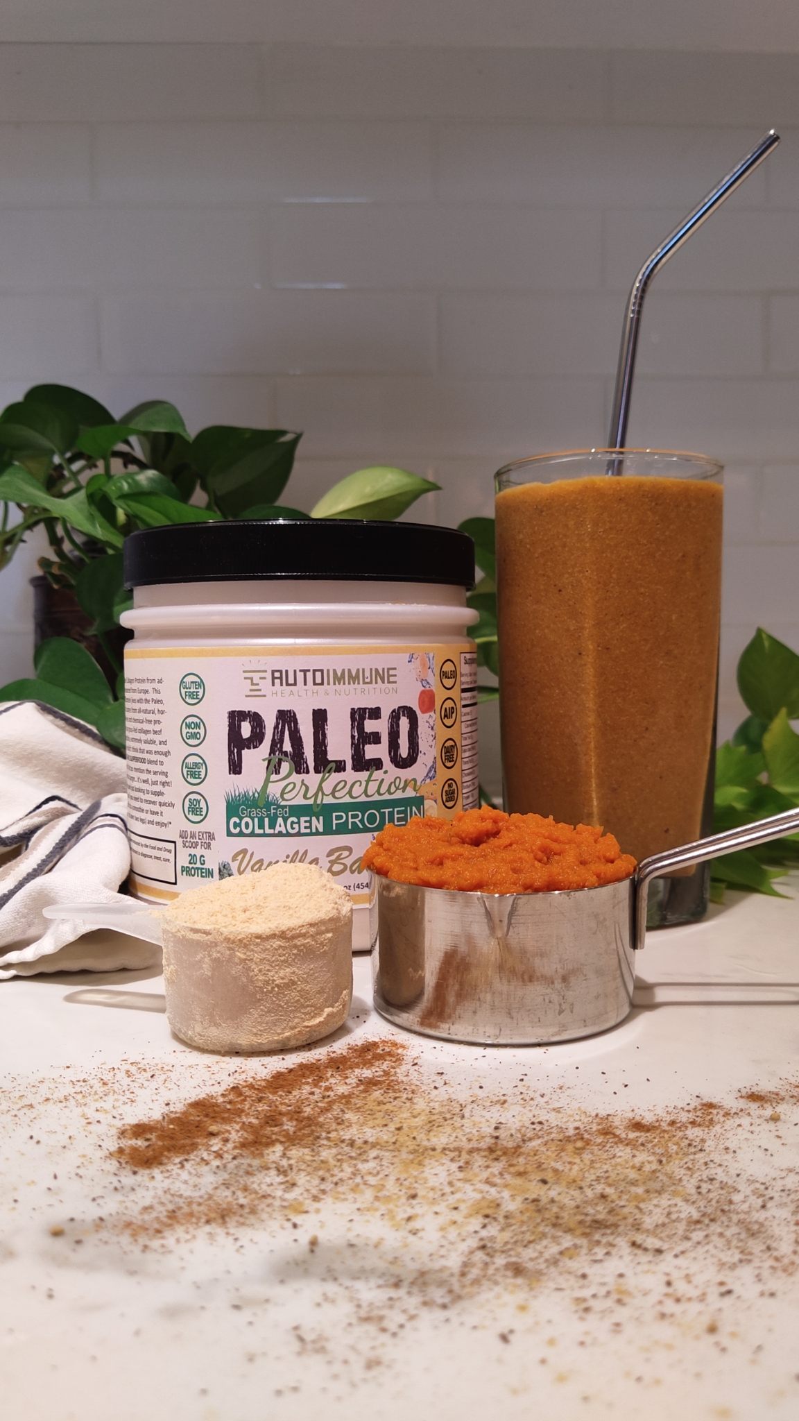 Pumpkin Spice Protein Smoothie • AIP Recipe Collection